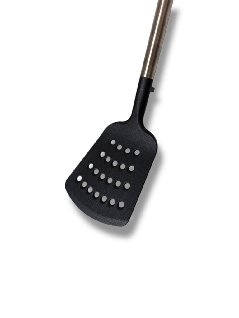 Espátula Perforada – Espumadera – 34 Cm – Mango De Acero — Chef Market